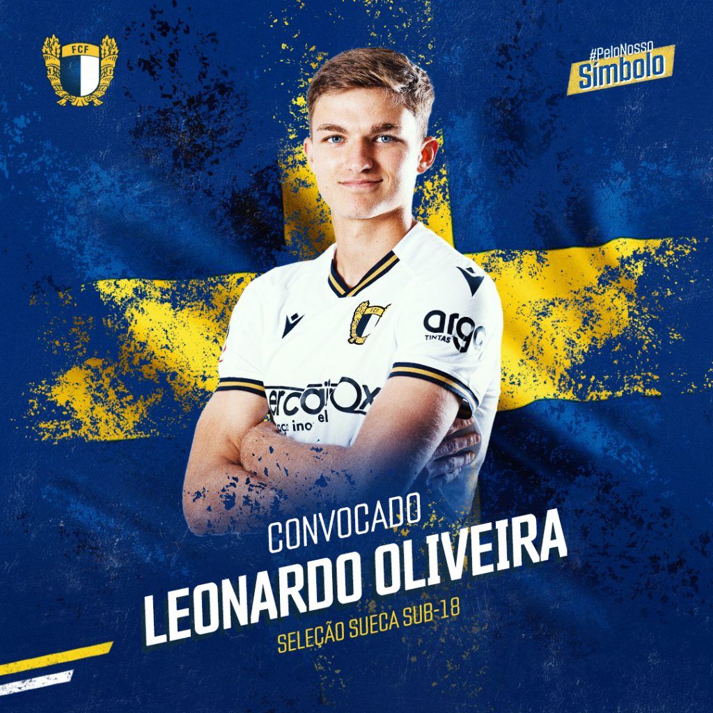 Leonardo Oliveira Convocado Para A Seleção Sueca Fc Famalicão