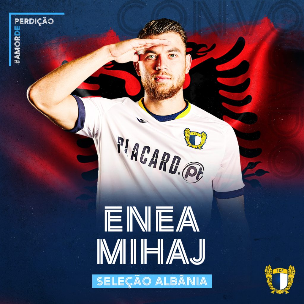 Enea Mihaj nos convocados da Albânia - FC Famalicão
