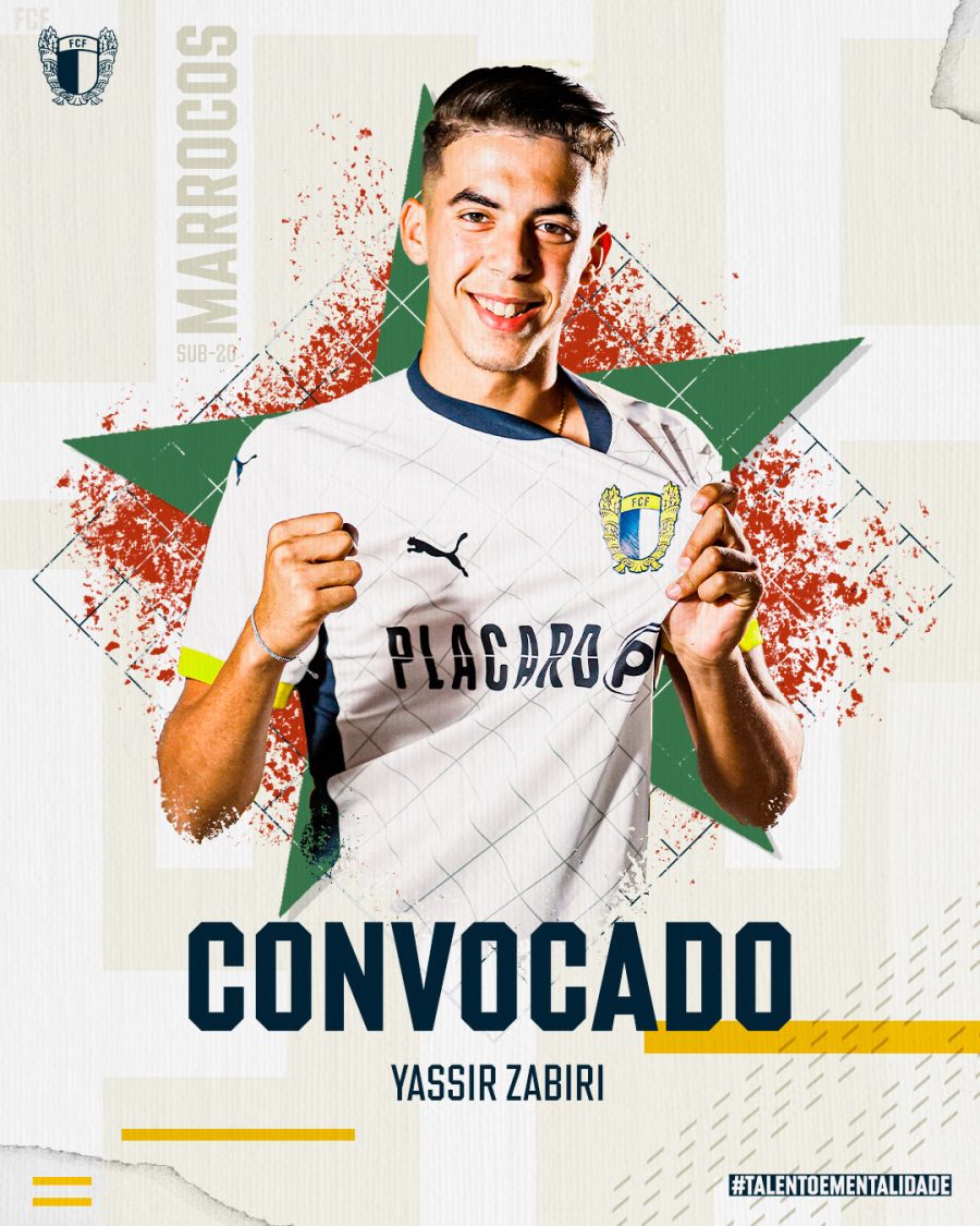 Yassir Zabiri convocado para os sub-20 de Marrocos - FC Famalicão